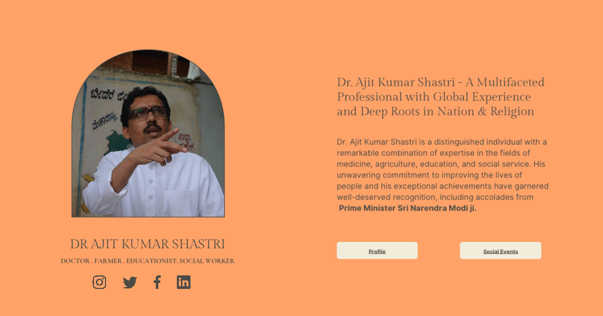 DR AJIT KUMAR SHASTRI